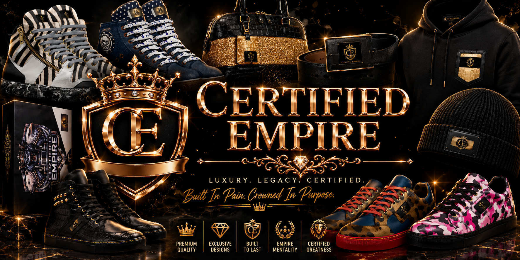 The Empire Story | Certified Empire — Built In Pain. Crowned In Purpose.